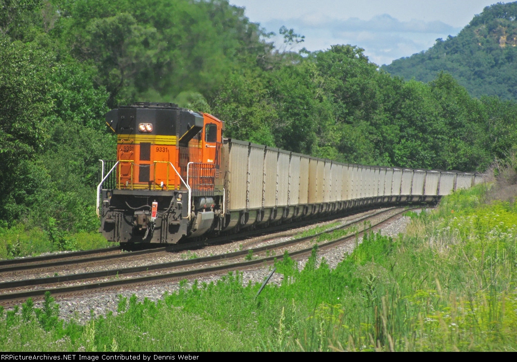 BNSF 9331, CP's River Sub.
